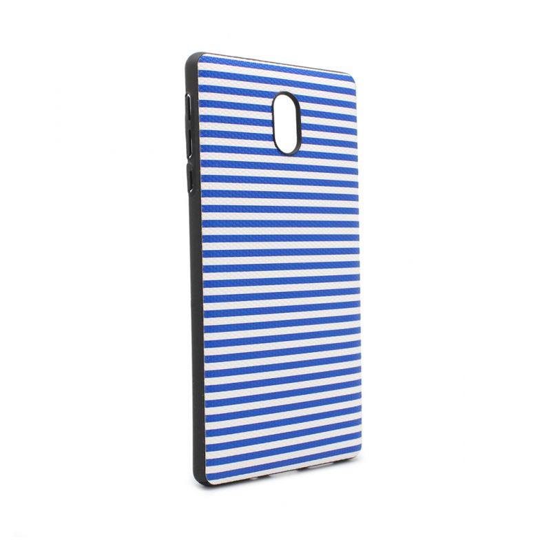 Maskica Luo Stripes za Nokia 3 crna