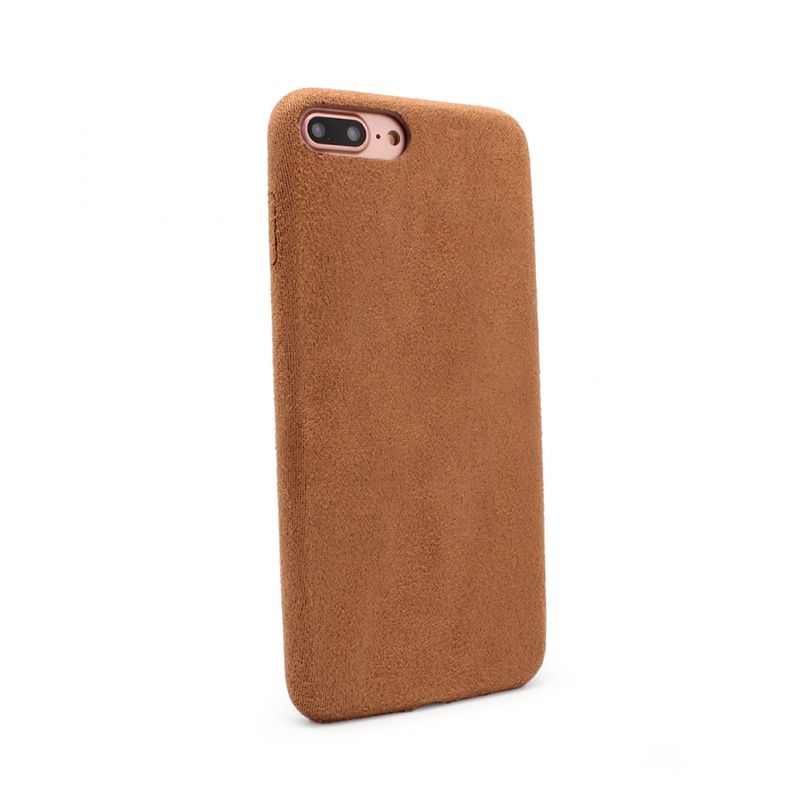 Maskica Leather Plain za iPhone 7 Plus/8 Plus braon