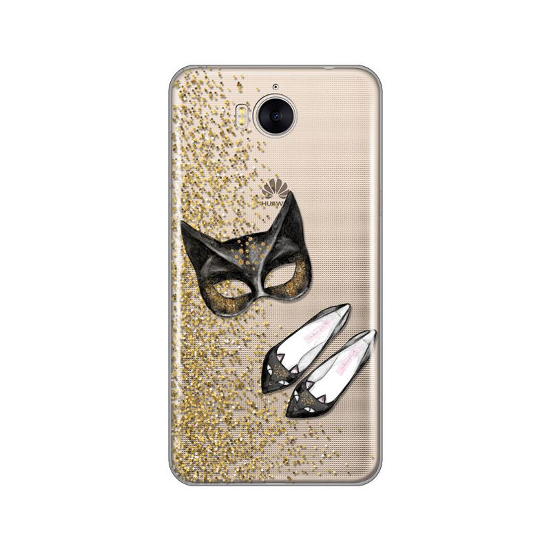 Maskica Silikonska Print Skin Za Huawei Y5 2017/Y6 2017 Cat Fashion