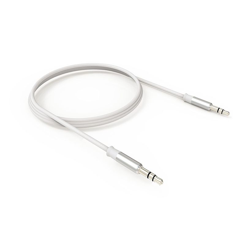 Audio kabl LDNIO LS-Y02 Aux 3.5mm sivi 1m