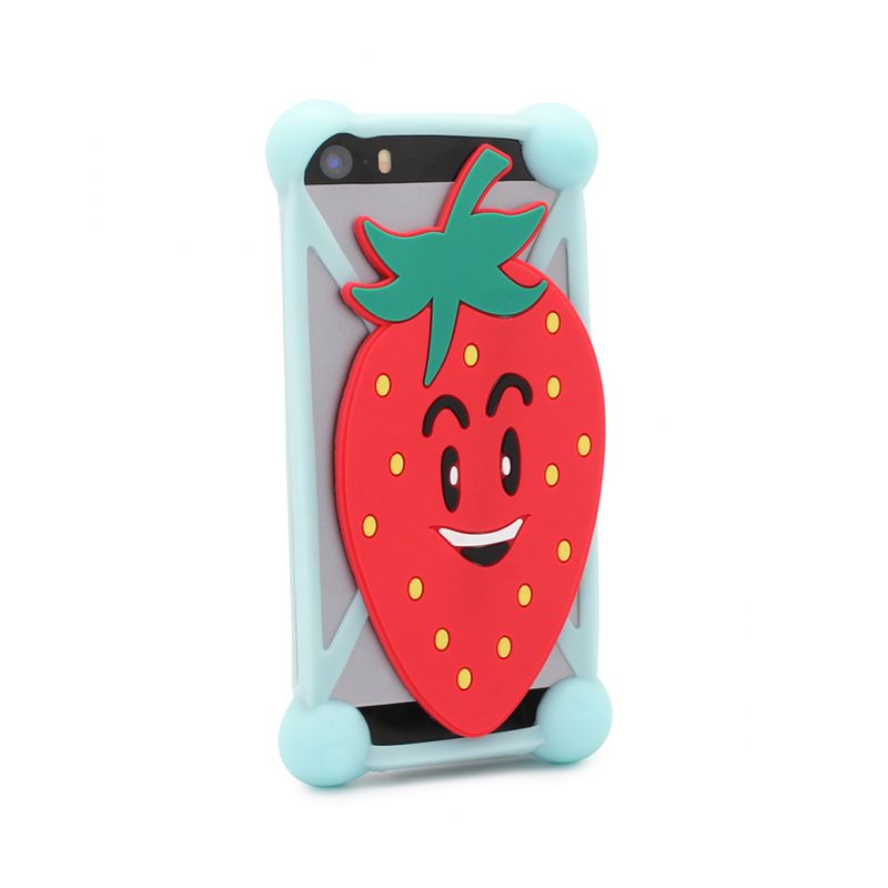 Maskica univerzalna gumena za mobilni telefon 4.5-5.0″ Fruit type 3 plava