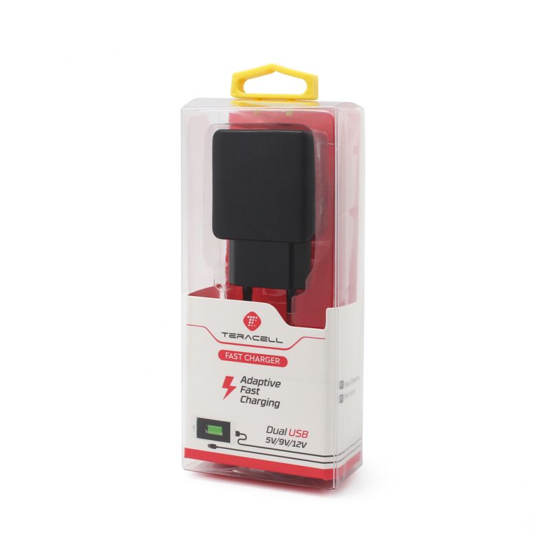 Kucni punjac Teracell Fast Charging TC-31 USB 5V 2.5A/9V 1.8A crni