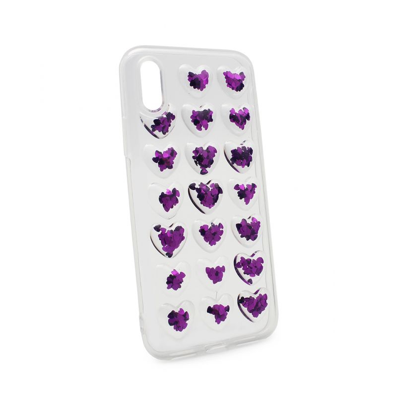 Maskica Happy Hearts za iPhone X type 3