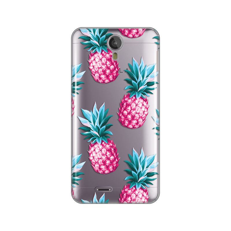 Maskica Silikonska Print Skin Za Tesla Smartphone 6.2 Pink Pineapples