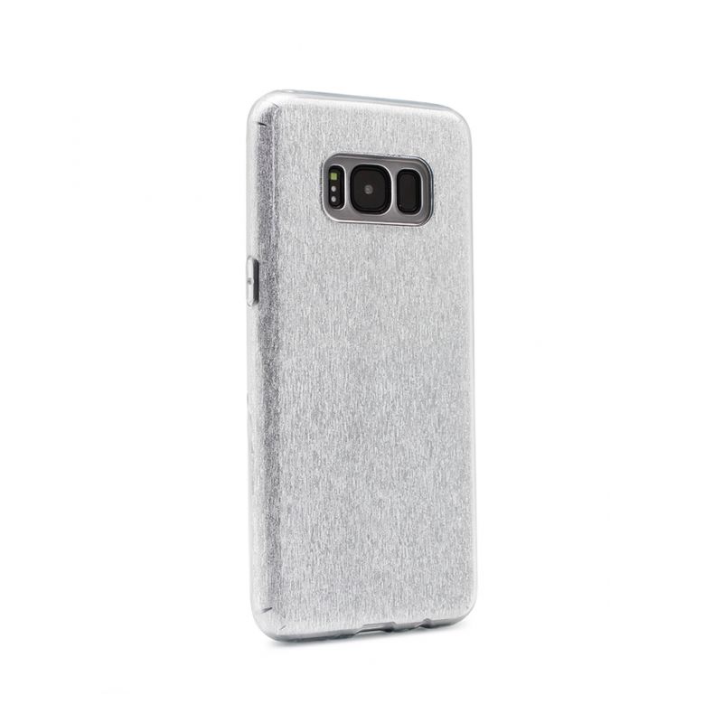 Maskica Crystal Dust za Samsung G955 S8 Plus srebrna