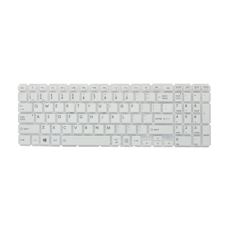 Tastatura za laptop Toshiba Satellite L50B bela
