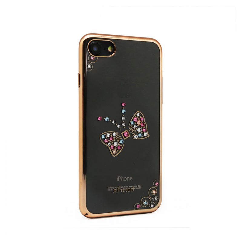 Maskica Kavaro Swarovski Bow za iPhone 7/8 zlatna