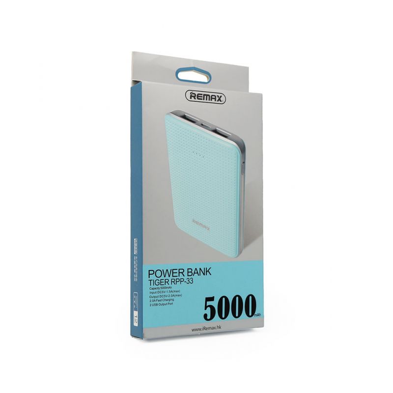 Back up baterija REMAX Tiger RPP-33 5000mAh plava