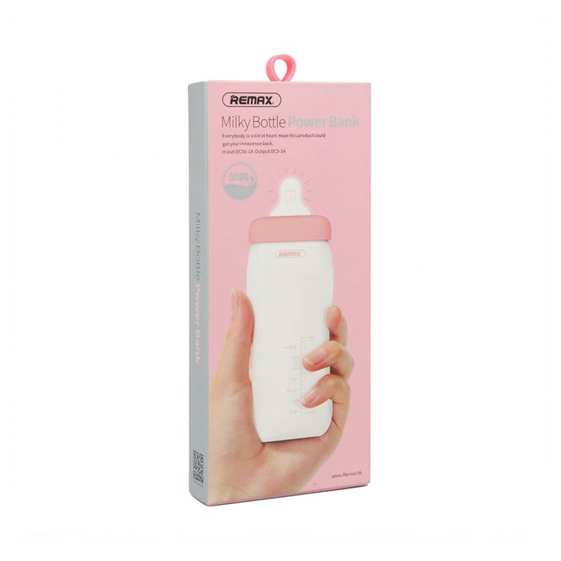 Back up baterija REMAX Milky Bottle RPP-29 5500mAh pink