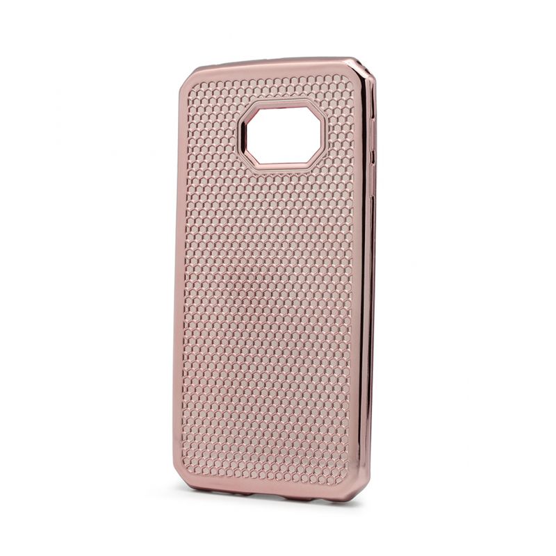 Maskica silikonska Lux za Samsung G925 S6 Edge roze