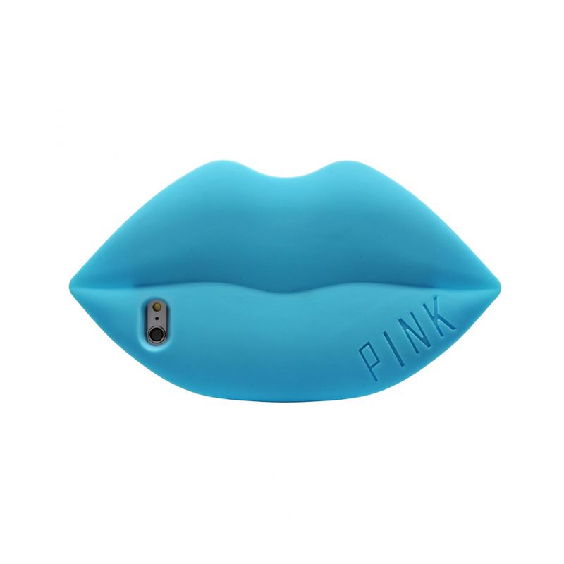 Maskica silikonska Lips za iPhone 6/6S plava