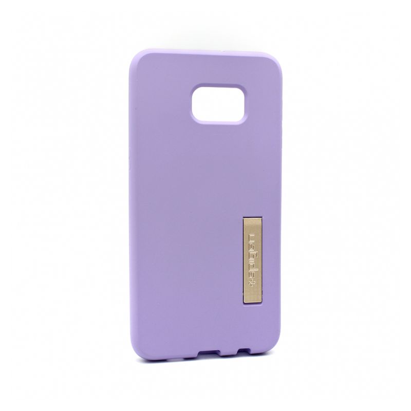 Maskica silikonska Spigen color za Samsung G928 S6 Edge+ ljubicasta
