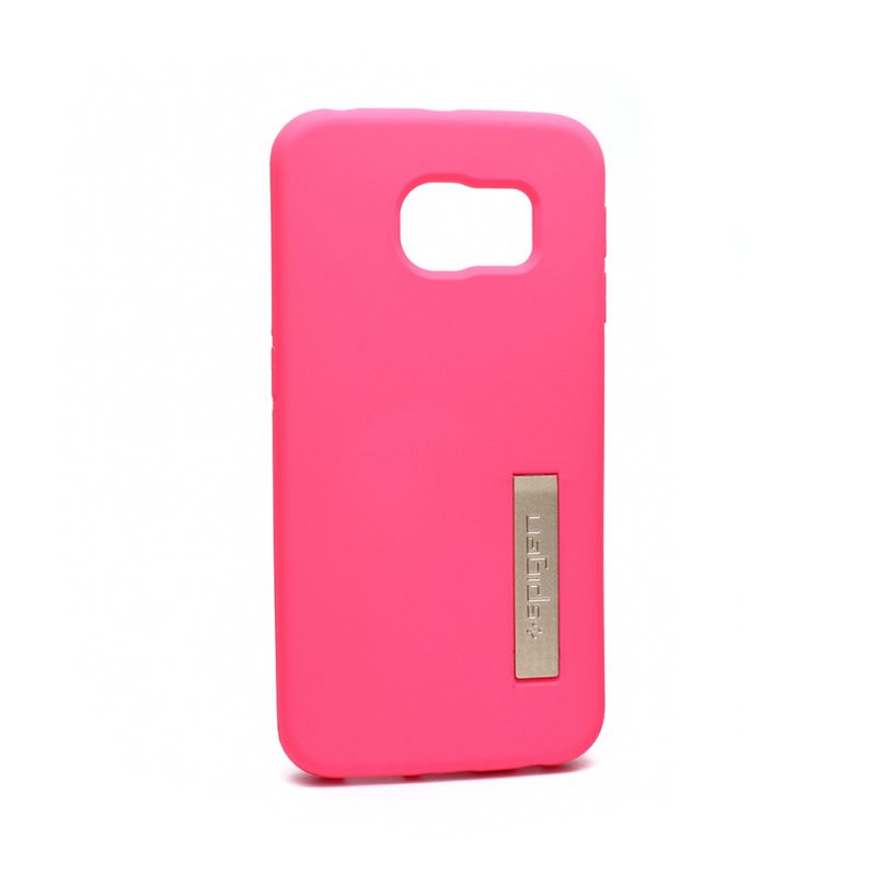 Maskica silikonska Spigen color za Samsung G925 S6 Edge pink