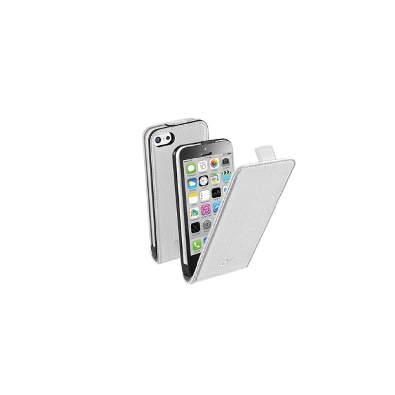 Maskica Cellular Line FLAP za iPhone 5 bela