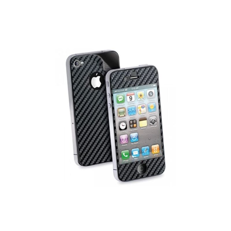 Maskica Cellular Line CARBON SKIN za iPhone 4