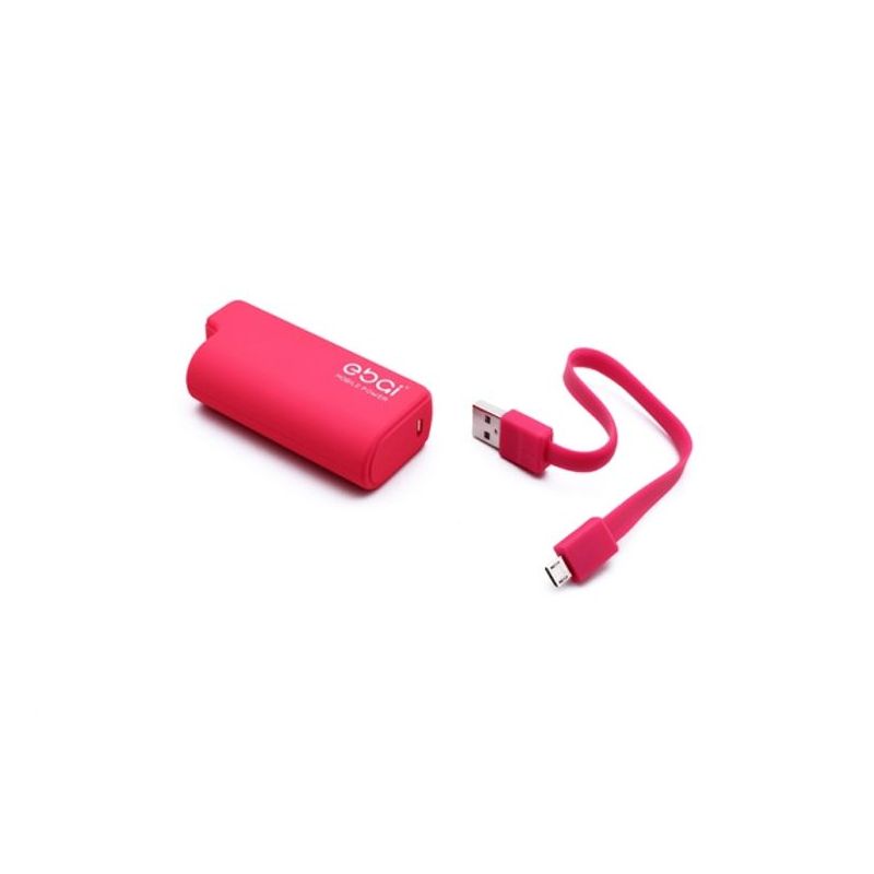 Back up baterija Ebai micro USB 2400mAh pink