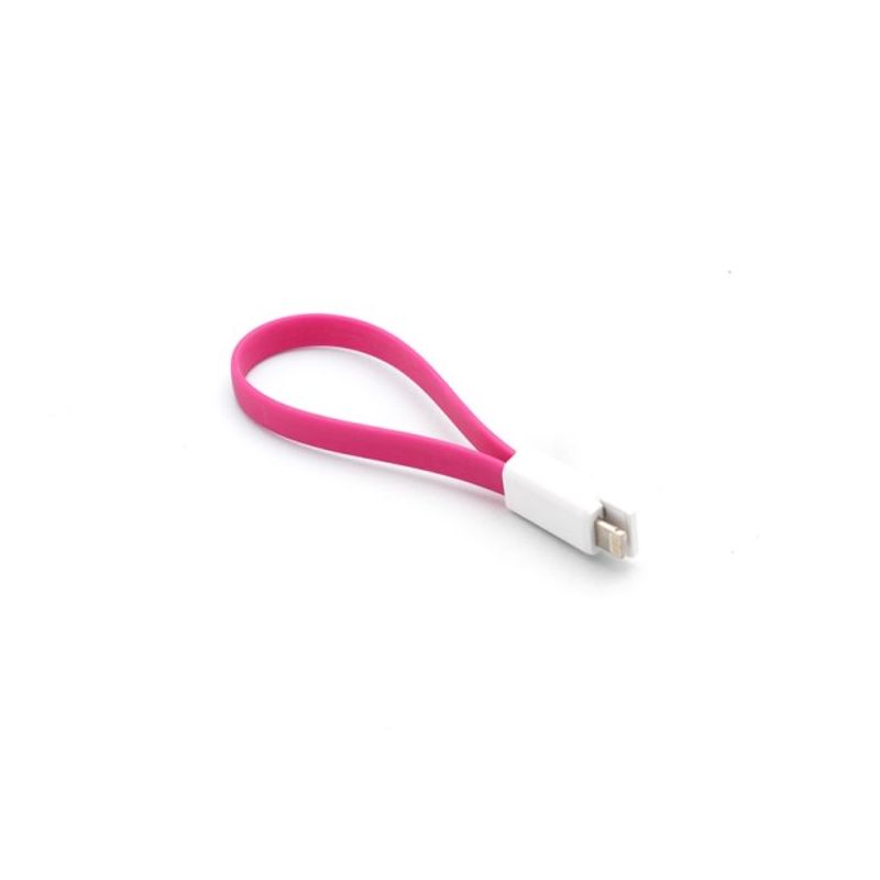 Data kabl iTRIM Magnetic za iPhone 5 pink 0,25m