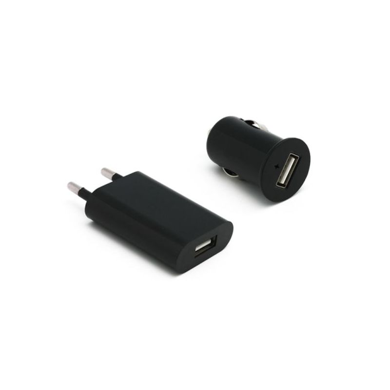 Kucni punjac 3u1 sa micro USB kablom crni