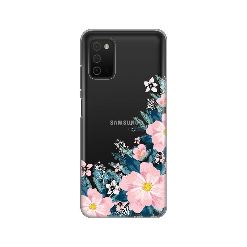 Maskica Silikonska Print Skin za Samsung A037G Galaxy A03s Bright Flowerrs