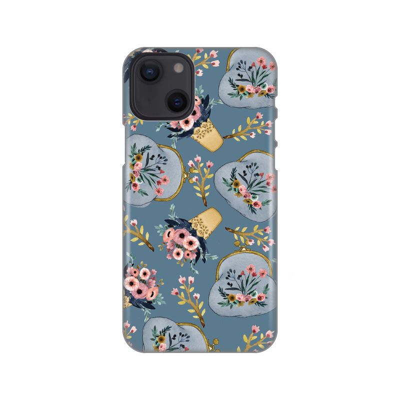 Maskica Silikonska Print za iPhone 13 Retro Blue