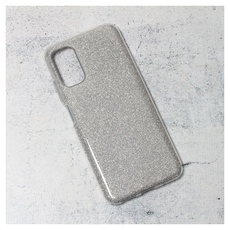 Maskica Crystal Dust za Xiaomi Redmi Note 10 5G srebrna