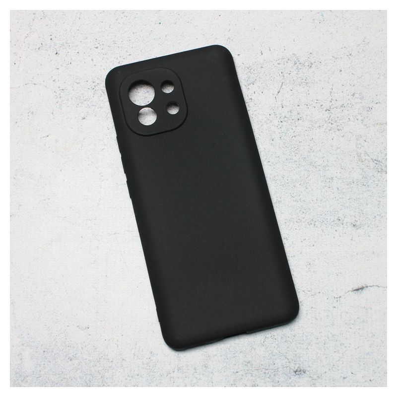 Maskica silikonska Ultra Thin za Xiaomi Mi 11 mat crna