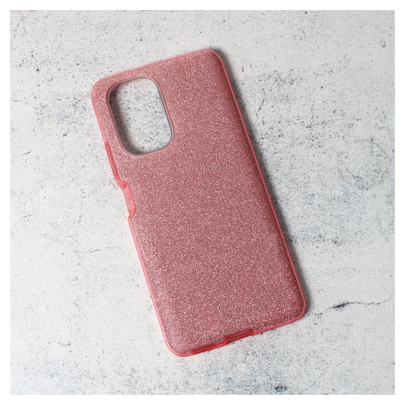 Maskica Crystal Dust za Xiaomi Poco F3 /Mi 11i roze