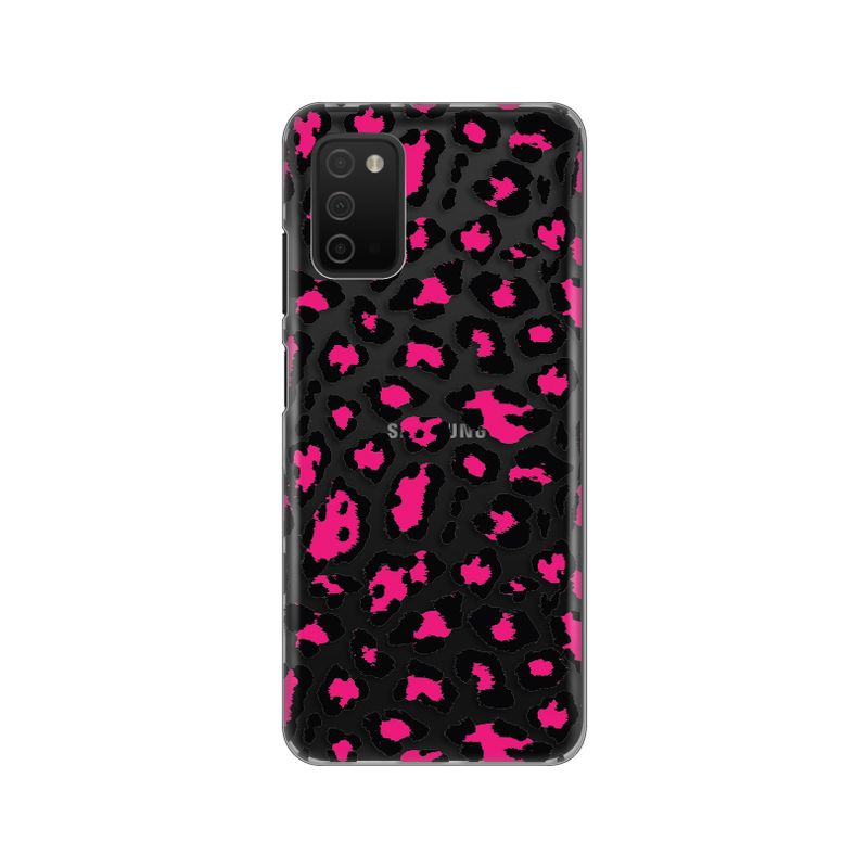 Maskica Silikonska Print Skin za Samsung A037G Galaxy A03s Pink Jungle
