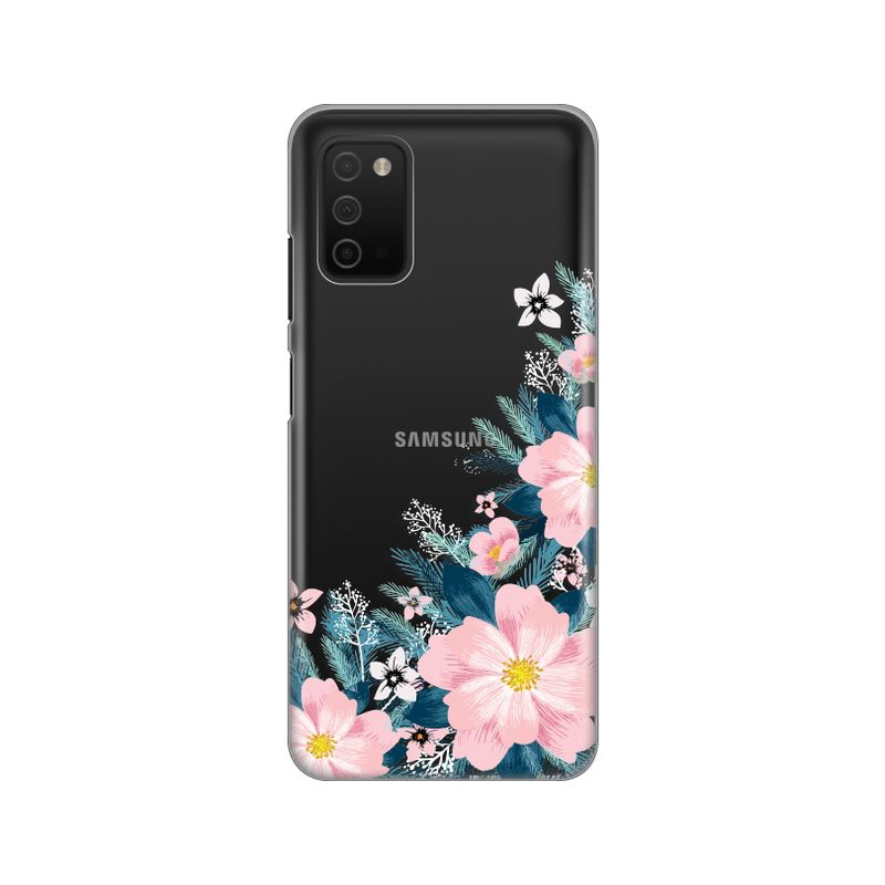 Maskica Silikonska Print Skin za Samsung A037G Galaxy A03s Bright Flowers