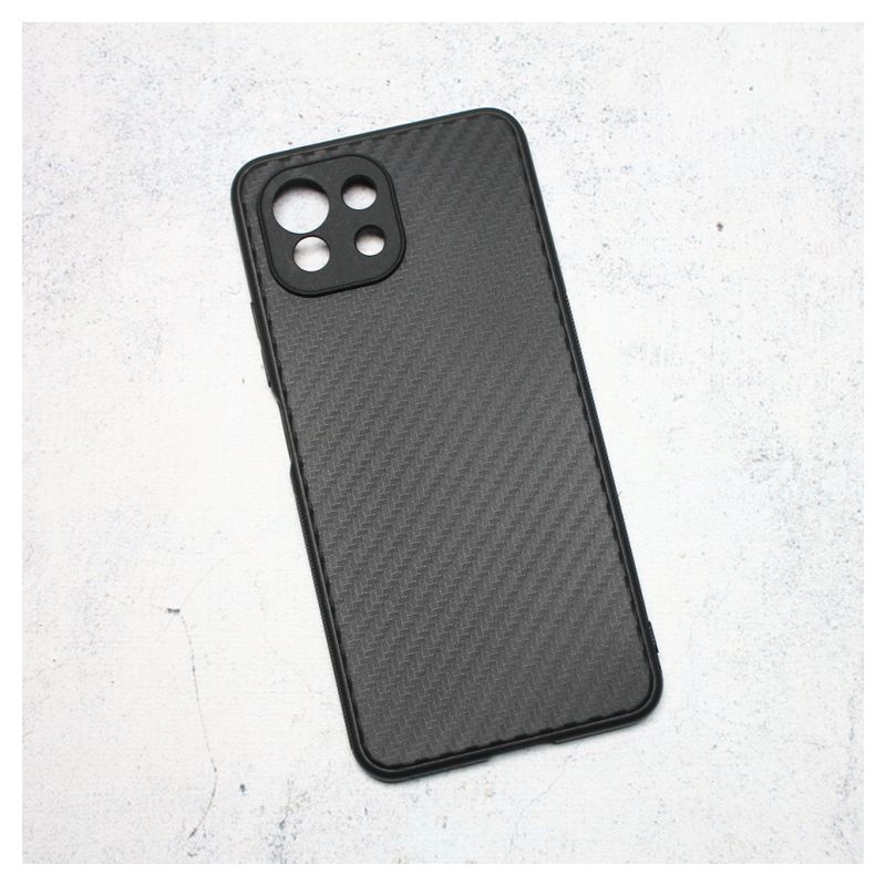 Maskica Carbon fiber za Xiaomi Mi 11 Lite crna