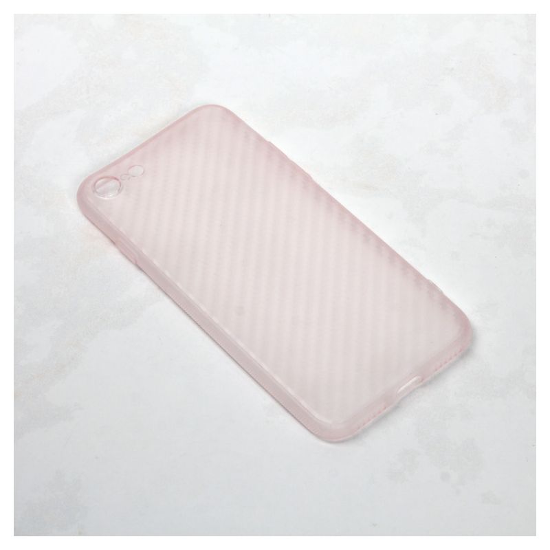 Maskica Carbon fiber za iPhone 7/8 roze