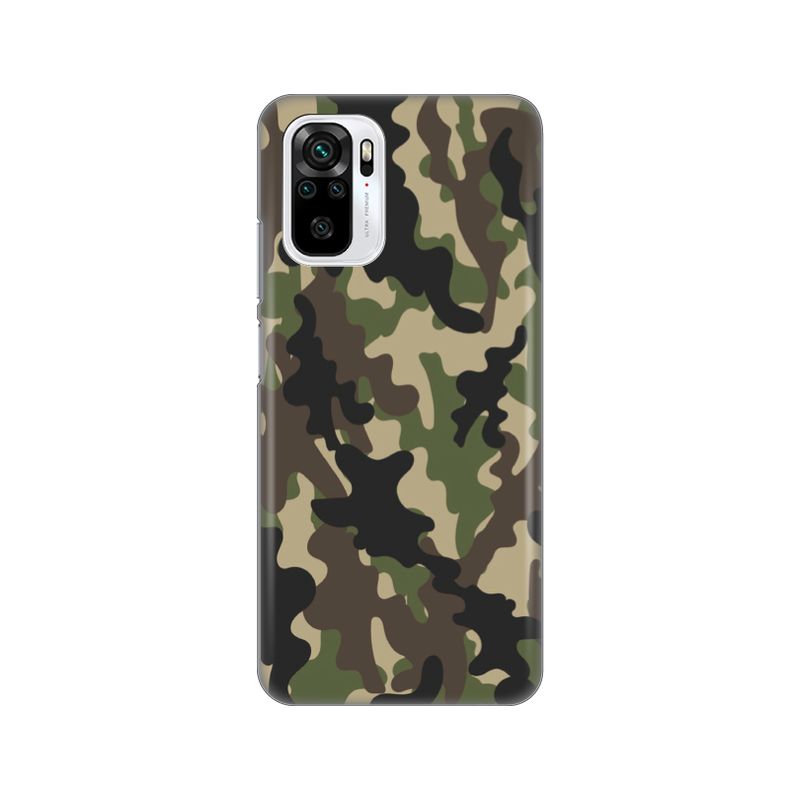 Maskica Silikonska Print Skin za Xiaomi Redmi Note 10 4G Army SMB