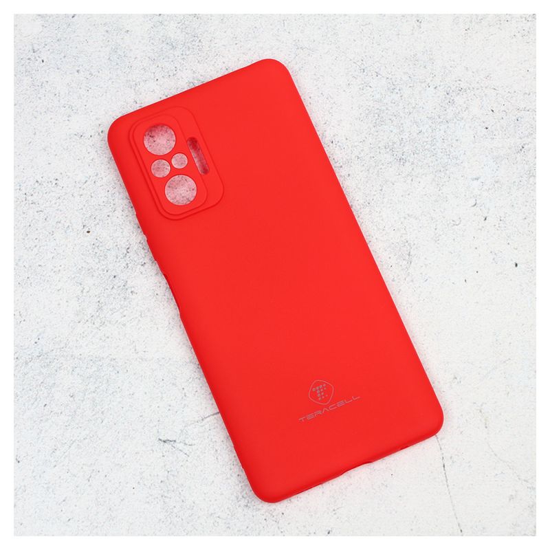 Maskica Teracell Giulietta za Xiaomi Redmi Note 10 Pro/10 Pro Max mat crvena