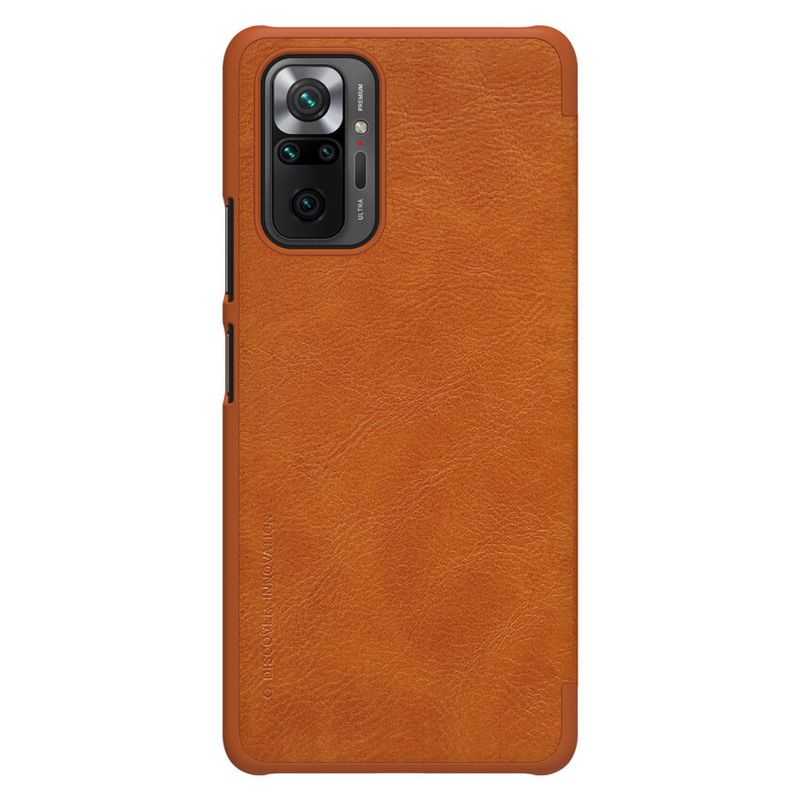 Maskica Nillkin Qin za Xiaomi Redmi Note 10 Pro/10 Pro Max braon