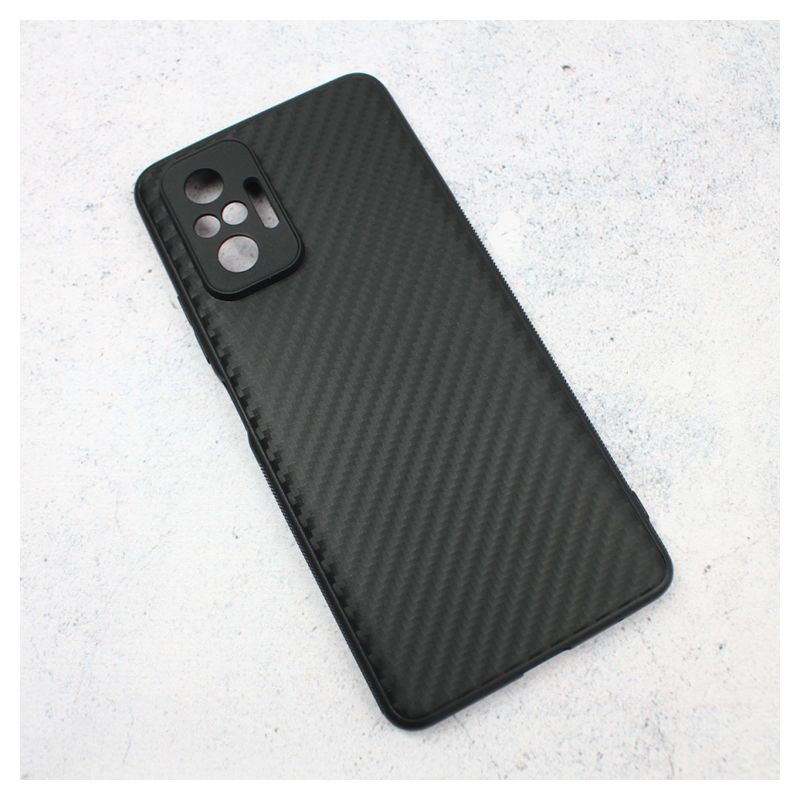 Maskica Carbon fiber za Xiaomi Redmi Note 10 Pro/Note 10 Pro Max crna