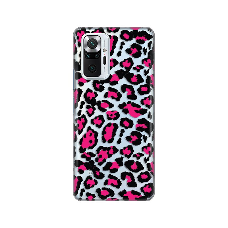 Maskica Silikonska Print Skin za Xiaomi Redmi Note 10 Pro/10 Pro Max Pink Jungle