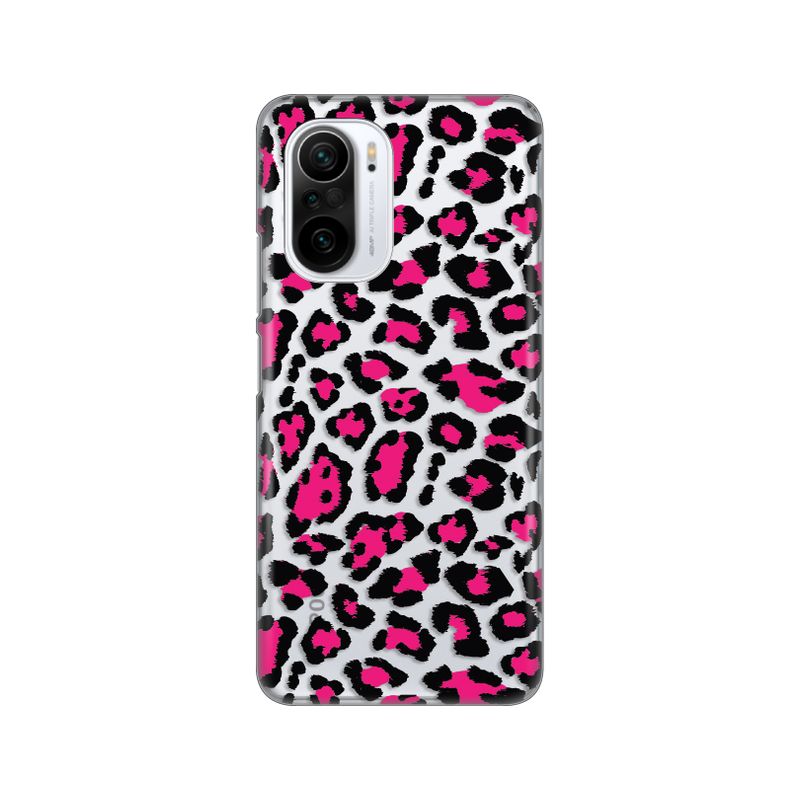 Maskica Silikonska Print Skin za Xiaomi Poco F3 Pink Jungle