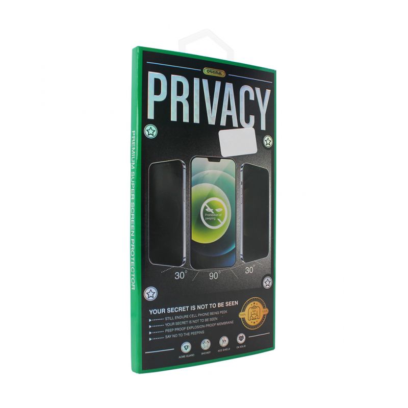 Zaštitno Staklo Privacy 2.5D full glue za Samsung A725F/A726B Galaxy A72 4G/5G crni