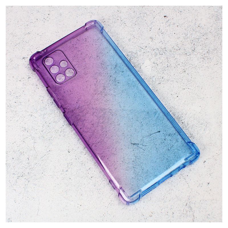Maskica Ice Cube Color za Samsung A715F Galaxy A71 ljubicasto plava