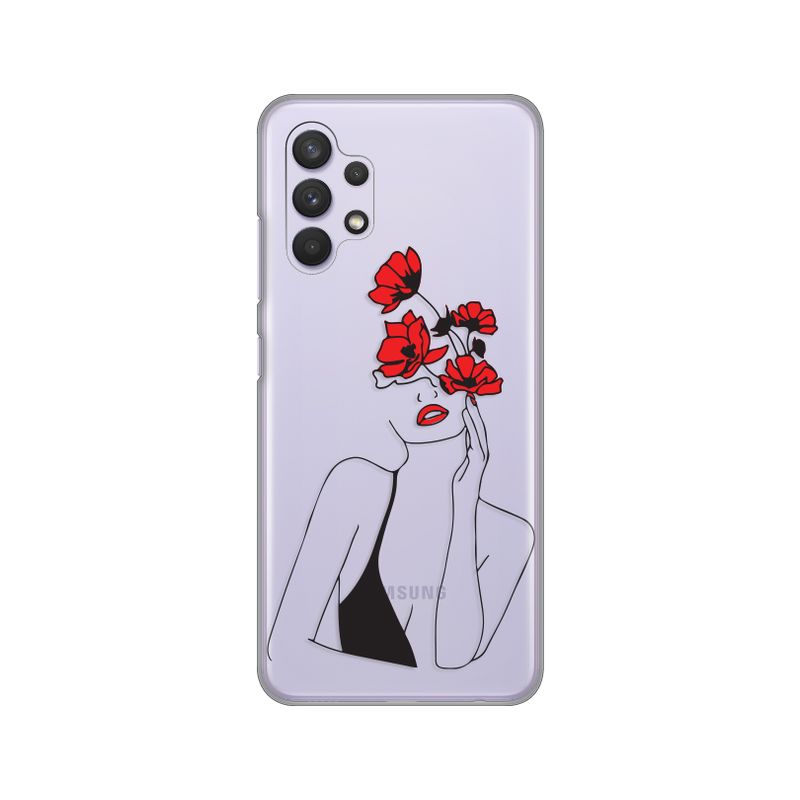 Maskica Silikonska Print Skin za Samsung A325F Galaxy A32 4G (EU) Floral Girl