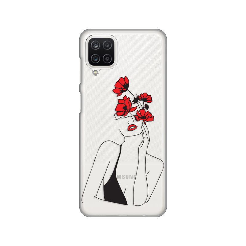 Maskica Silikonska Print Skin za Samsung A125F Galaxy A12 Floral Girl