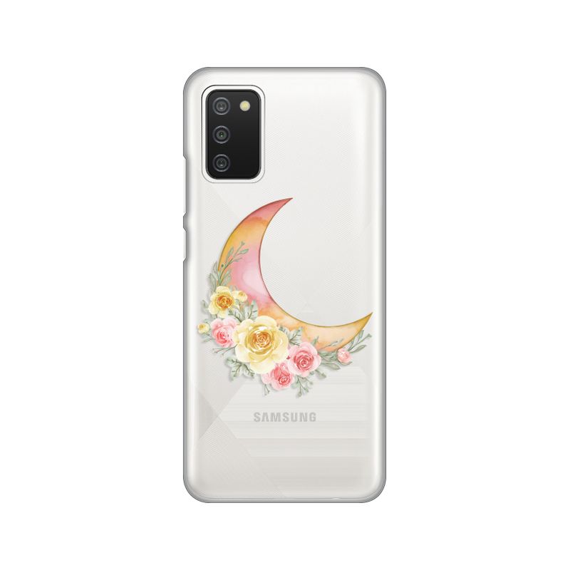 Maskica Silikonska Print Skin za Samsung A025G Galaxy A02s Floral moon