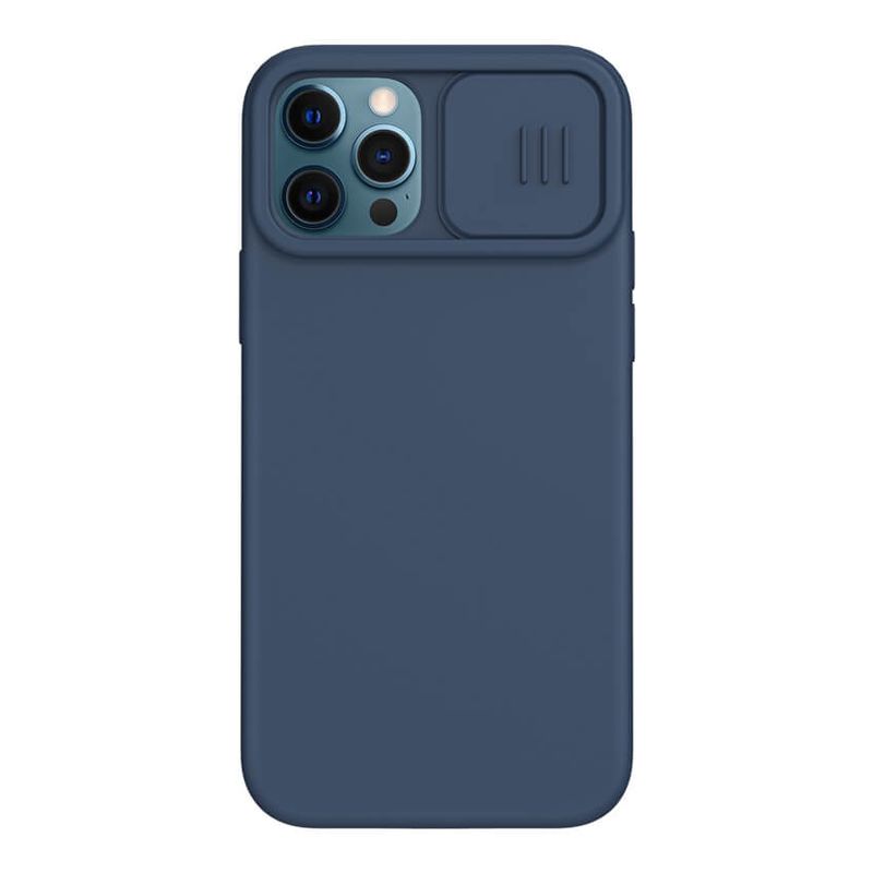 Maskica Nillkin CamShield Silky za iPhone 12/12 Pro 6.1 plava