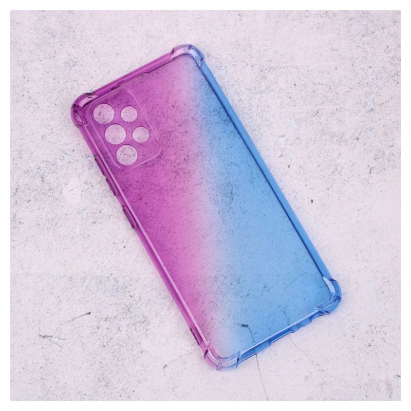 Maskica Ice Cube Color za Samsung A325 Galaxy A32 4G ljubicasto plava