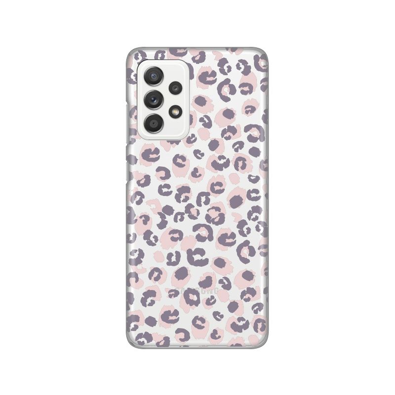 Maskica Silikonska Print Skin za Samsung A525F/A526B/A528B Galaxy A52 4G/A52 5G/A52s 5G Pink Leopard