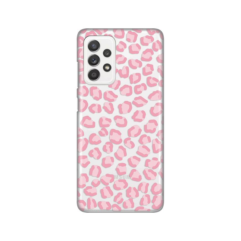 Maskica Silikonska Print Skin za Samsung A525F/A526B/A528B Galaxy A52 4G/A52 5G/A52s 5G Pink Cheetah
