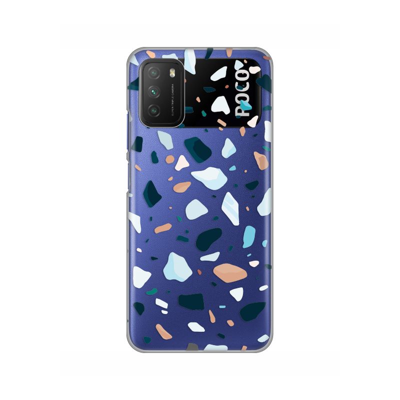 Maskica Silikonska Print Skin za Xiaomi Poco M3 Terazzo Pattern