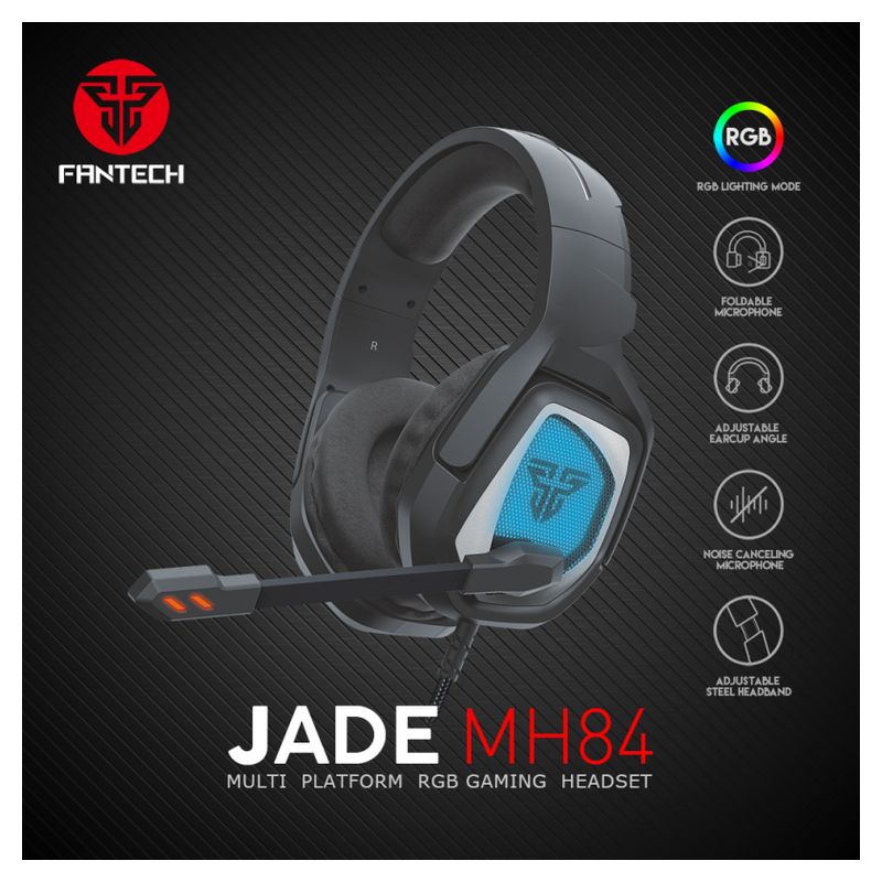 Slusalice Gaming Fantech MH84 Jade crne