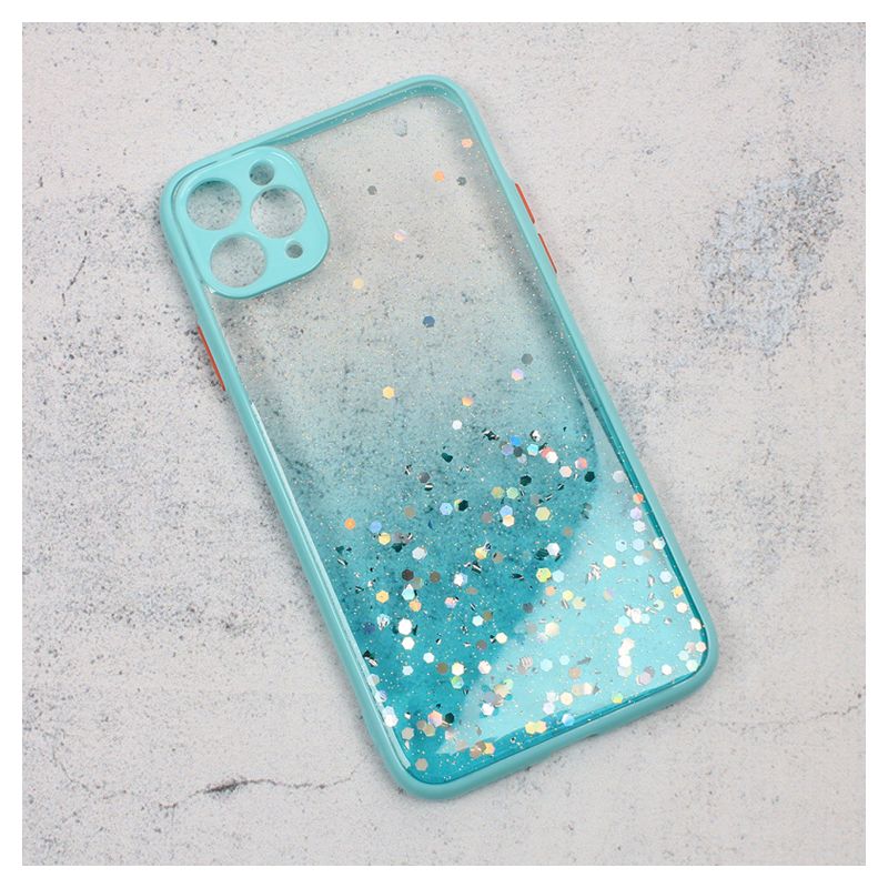 Maskica Frame Glitter za iPhone 11 Pro Max 6.5 mint