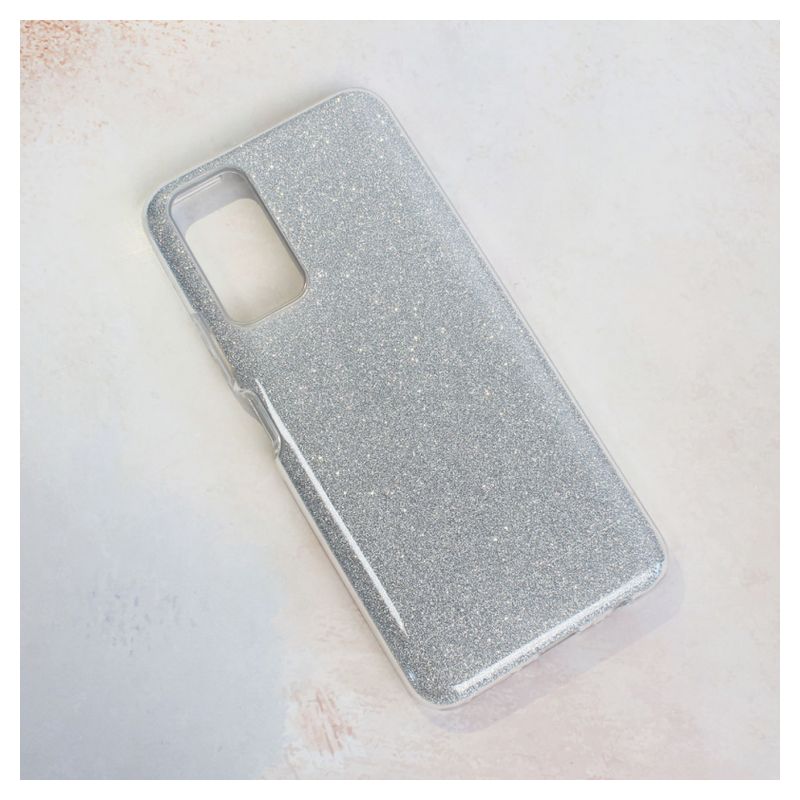 Maskica Crystal Dust za Huawei Honor 10X Lite srebrna
